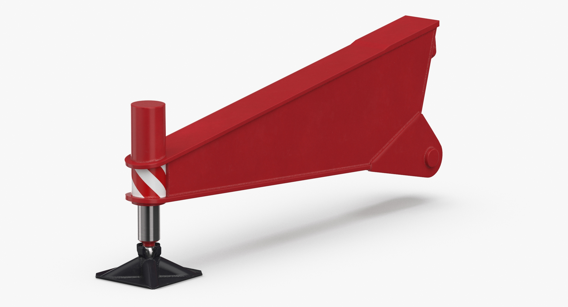 Crane Outrigger 01 Red 3D - TurboSquid 1680012