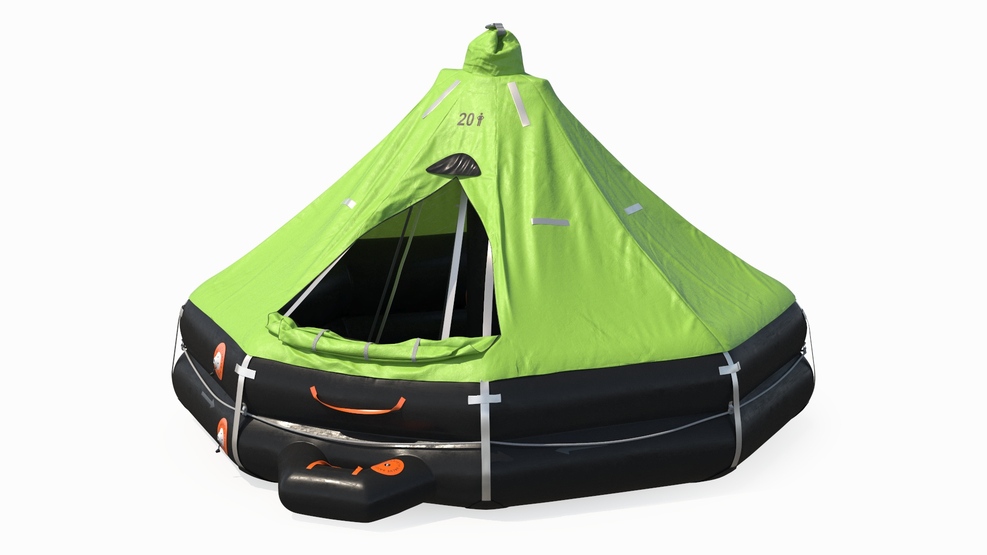 Air-Filled Life Raft Model - TurboSquid 2315016