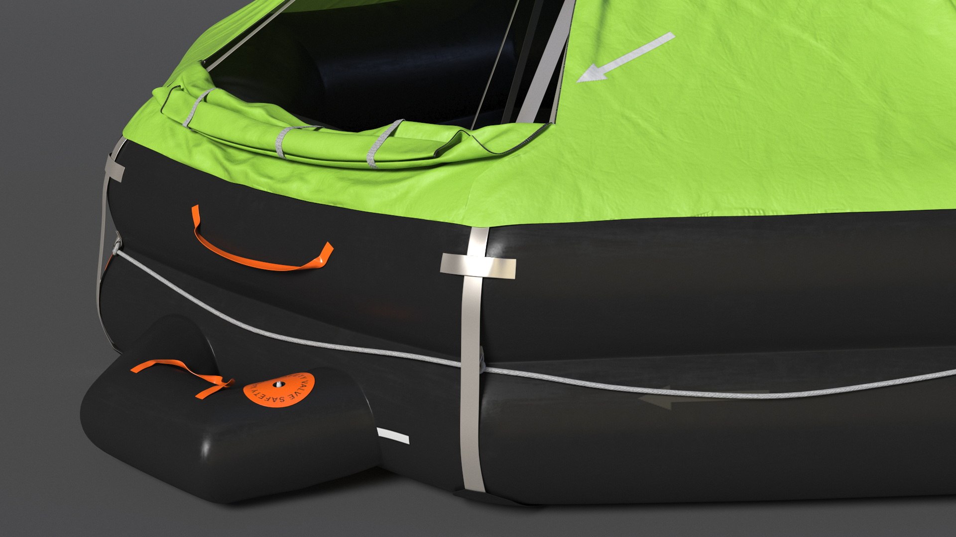 Air-Filled Life Raft Model - TurboSquid 2315016