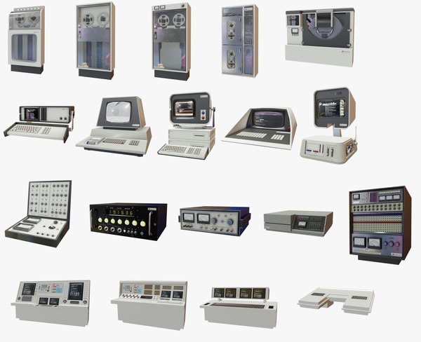 3D retro computer 04 model - TurboSquid 1551980