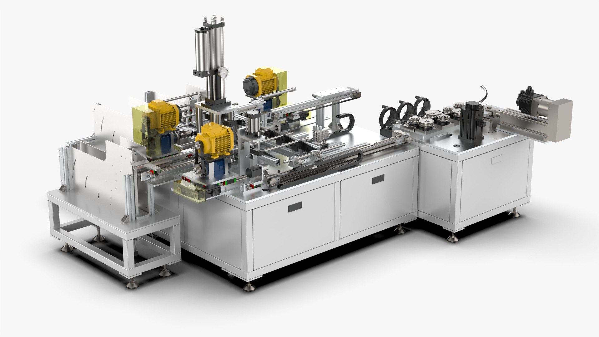 Automatic Tent Aluminum Seat Bending Machine 3D Model - TurboSquid 2203333