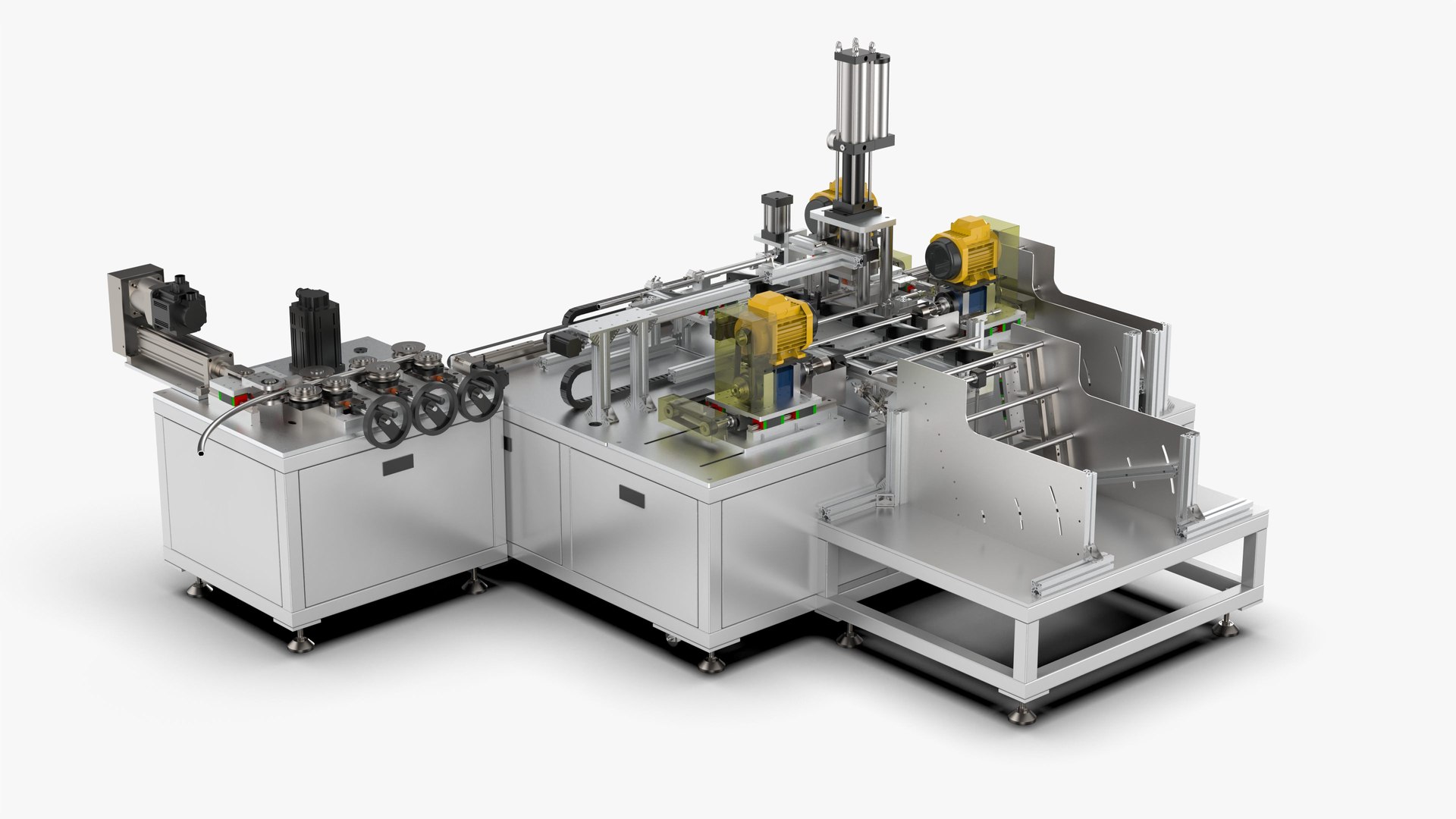 Automatic Tent Aluminum Seat Bending Machine 3D Model - TurboSquid 2203333