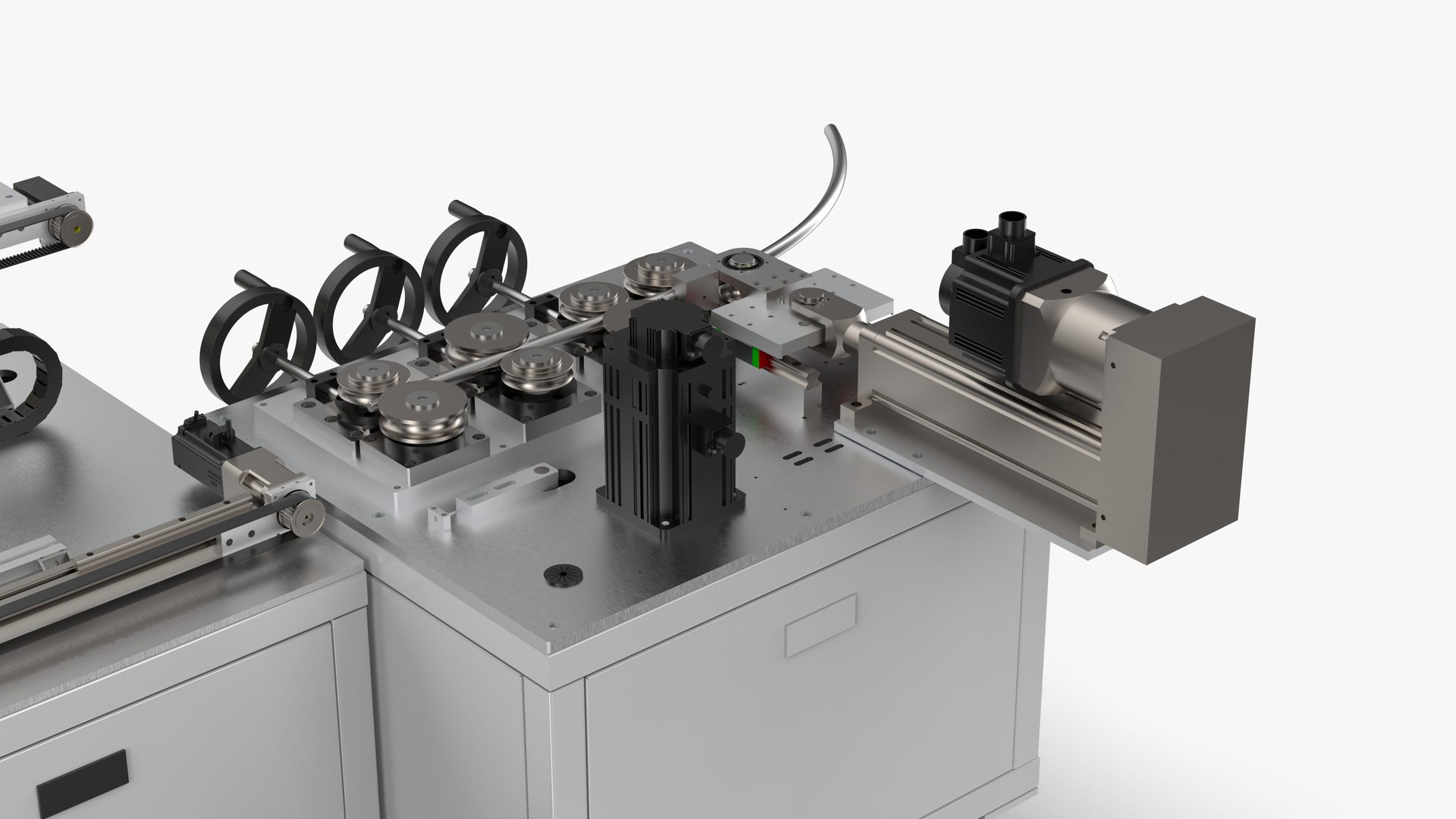 Automatic Tent Aluminum Seat Bending Machine 3D Model - TurboSquid 2203333