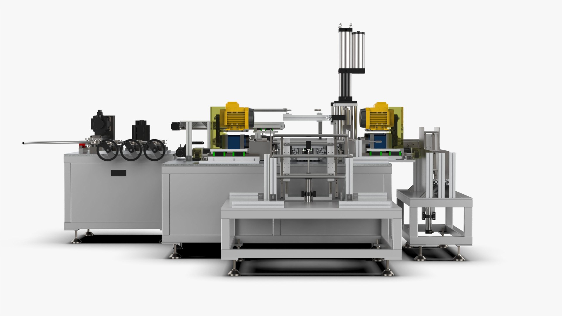 Automatic Tent Aluminum Seat Bending Machine 3D Model - TurboSquid 2203333