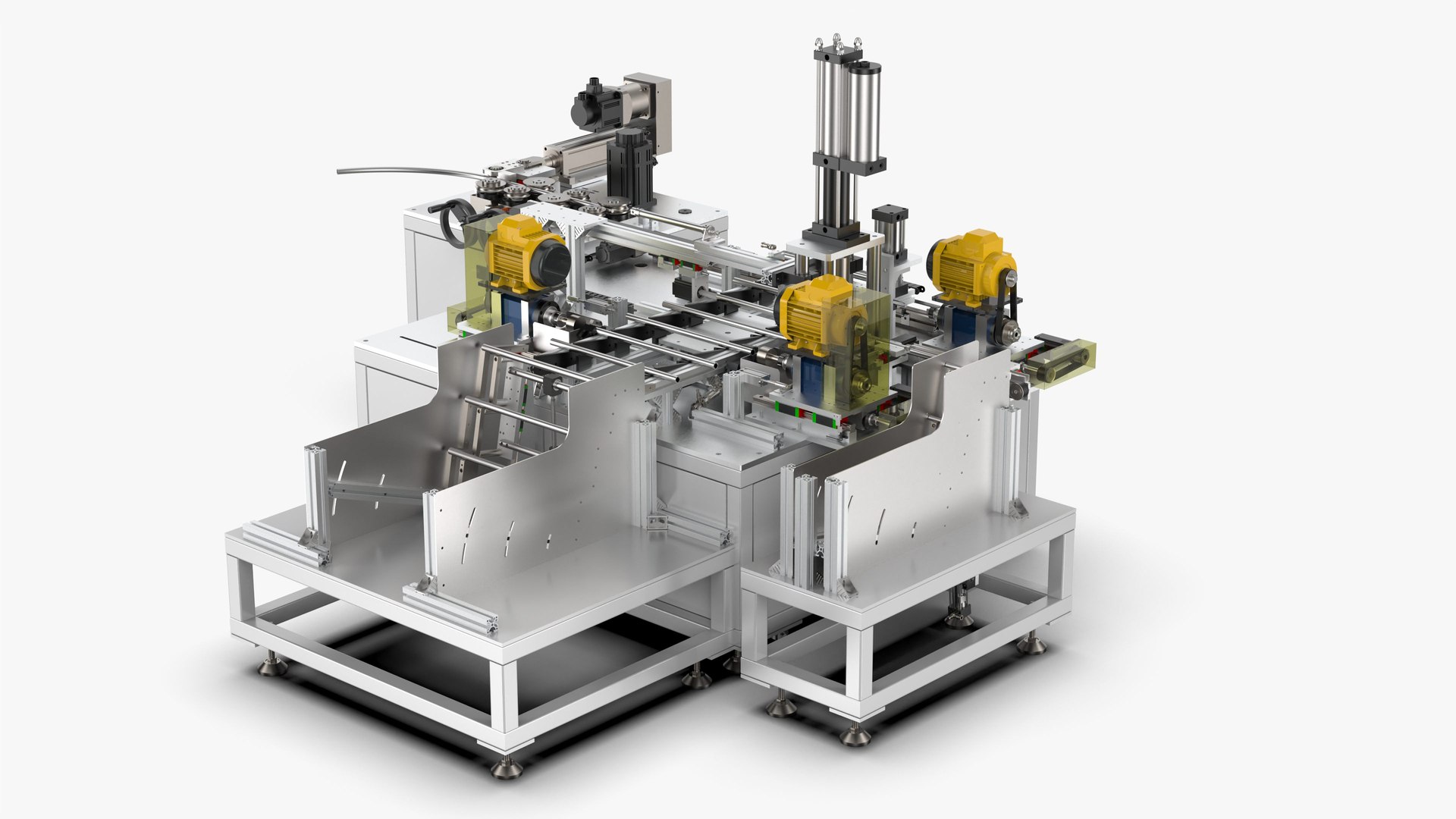 Automatic Tent Aluminum Seat Bending Machine 3D Model - TurboSquid 2203333