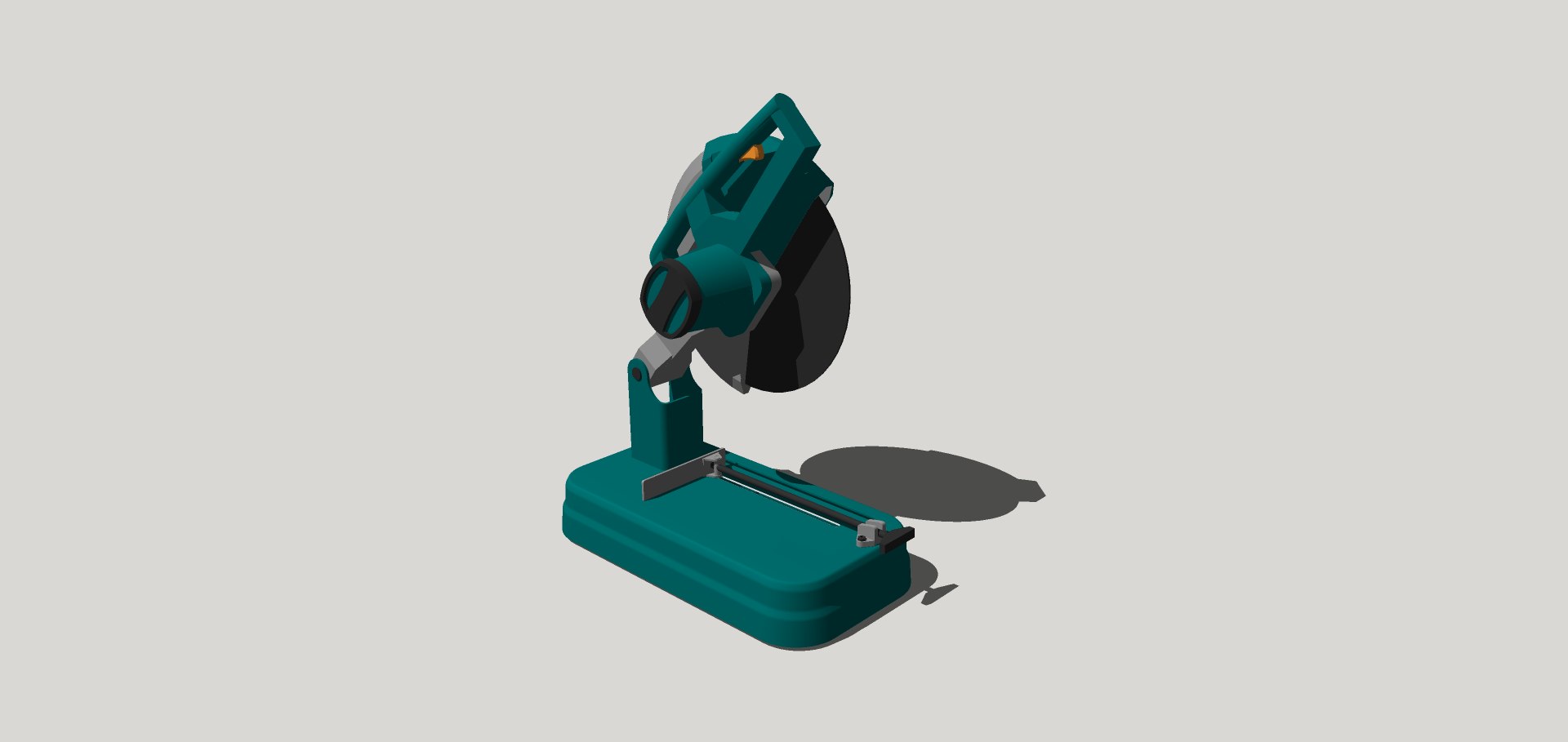 3D Chop Saw Model - TurboSquid 1366215
