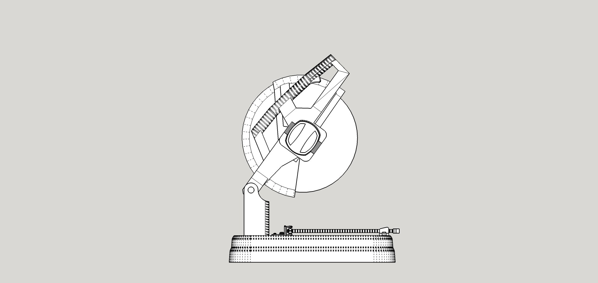 3D Chop Saw Model - TurboSquid 1366215
