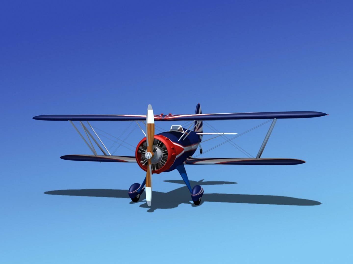 3d Waco Ymf-5 Ymf Model