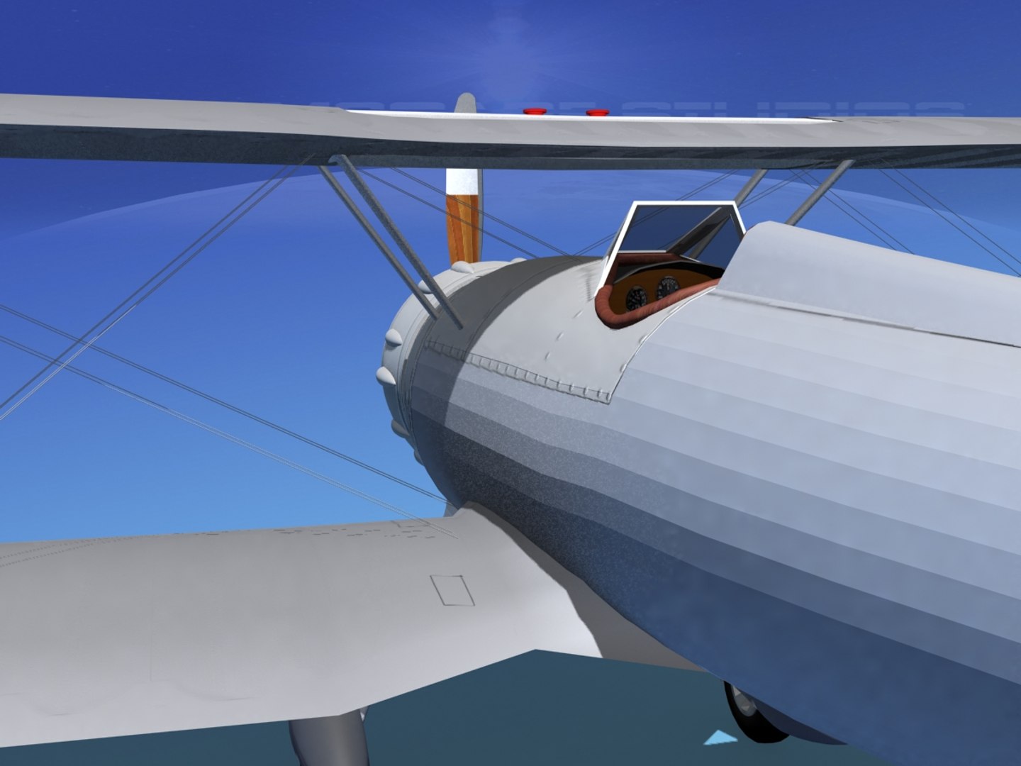 3d Waco Ymf-5 Ymf Model