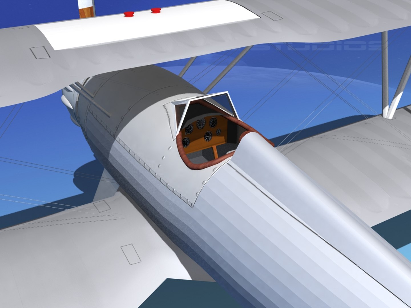 3d Waco Ymf-5 Ymf Model