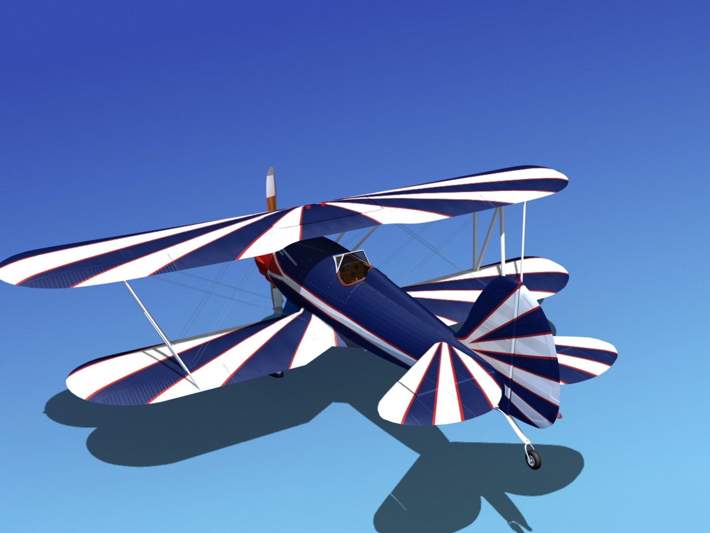 3d Waco Ymf-5 Ymf Model