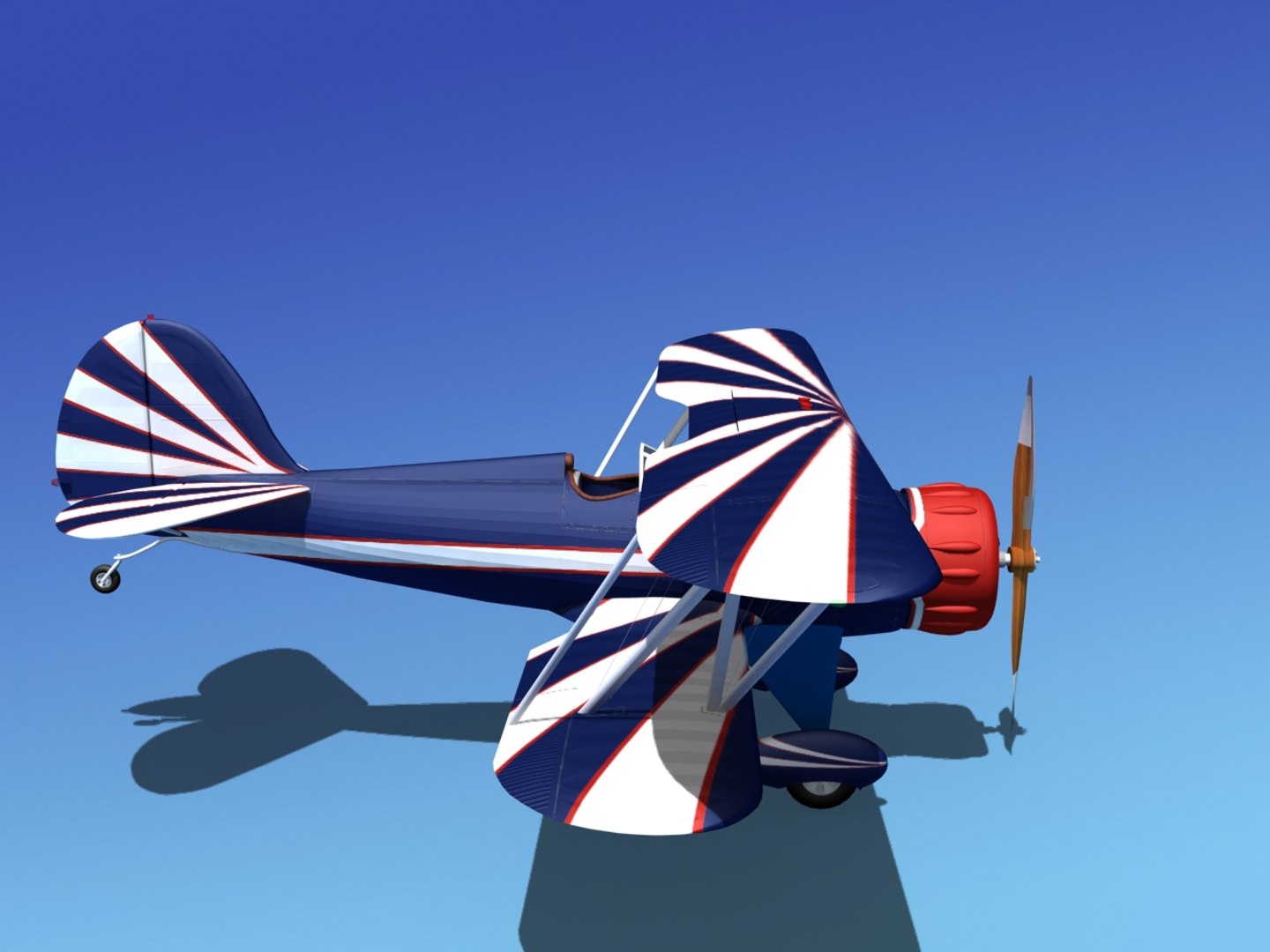 3d Waco Ymf-5 Ymf Model