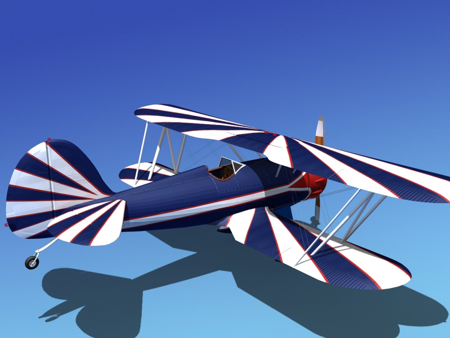 3d Waco Ymf-5 Ymf Model