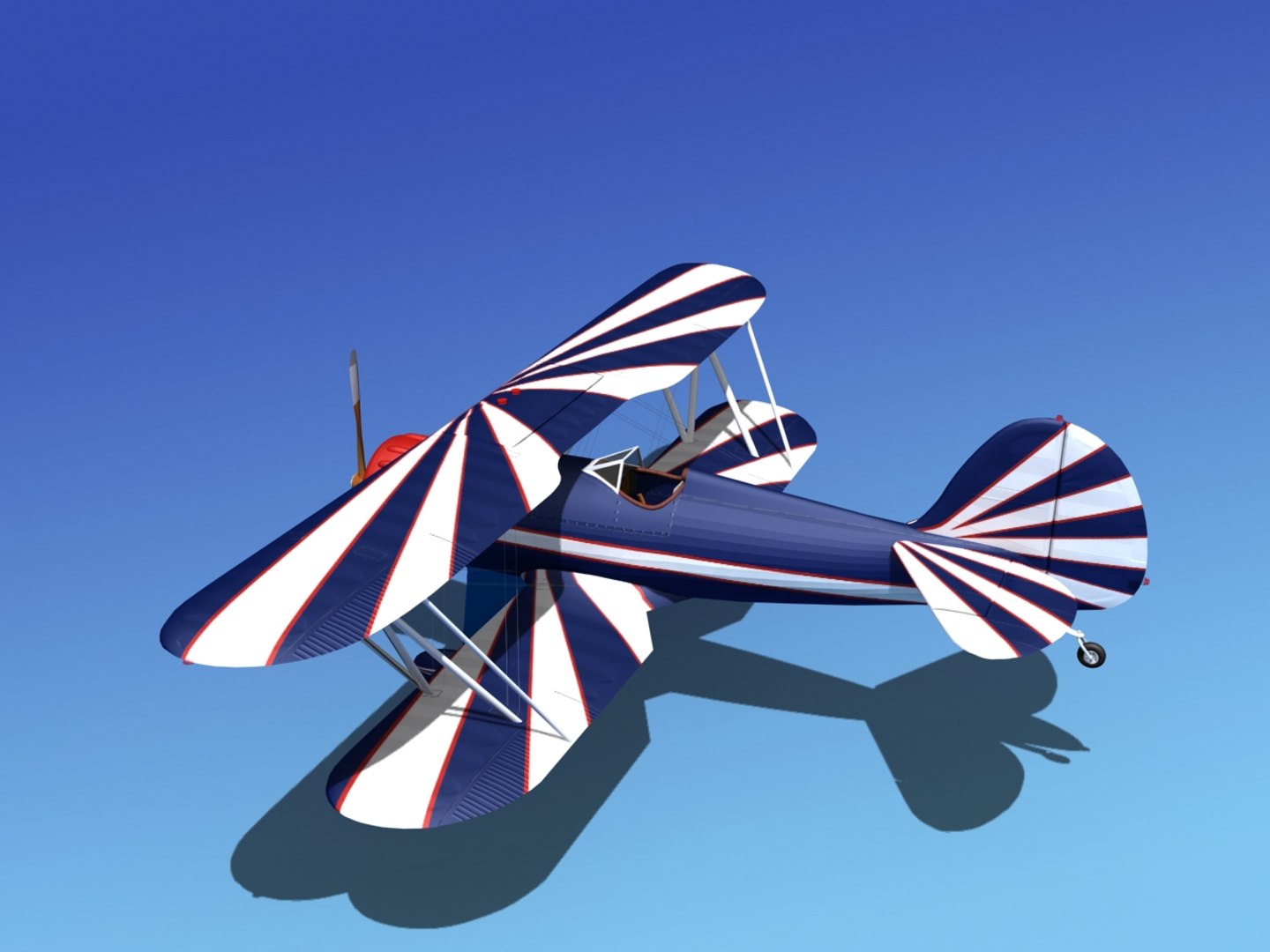 3d Waco Ymf-5 Ymf Model