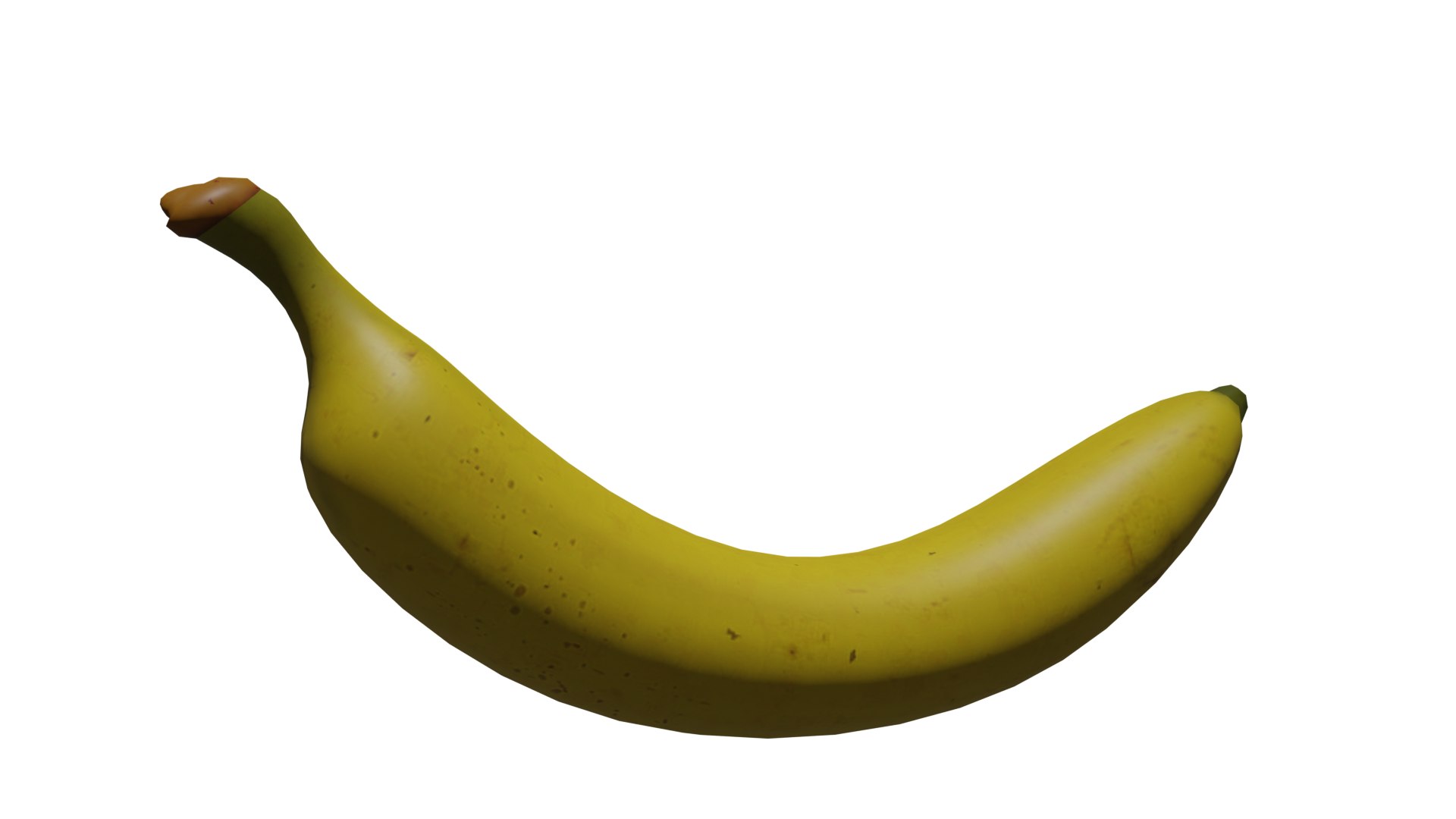 Banana low poly 3D model - TurboSquid 2170379