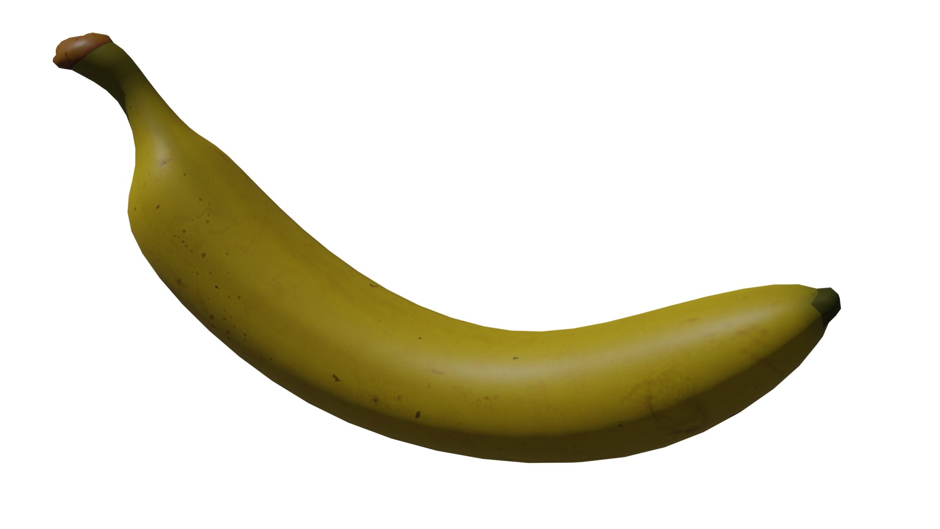 Banana low poly 3D model - TurboSquid 2170379