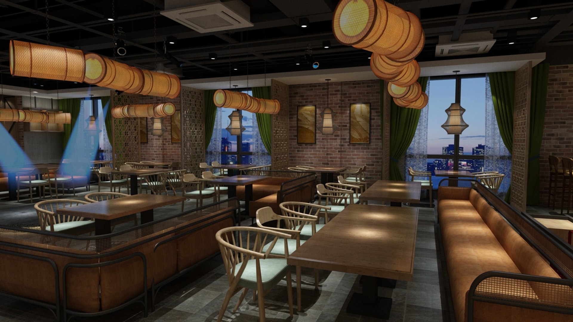 Restaurant 2 3D - TurboSquid 2283522