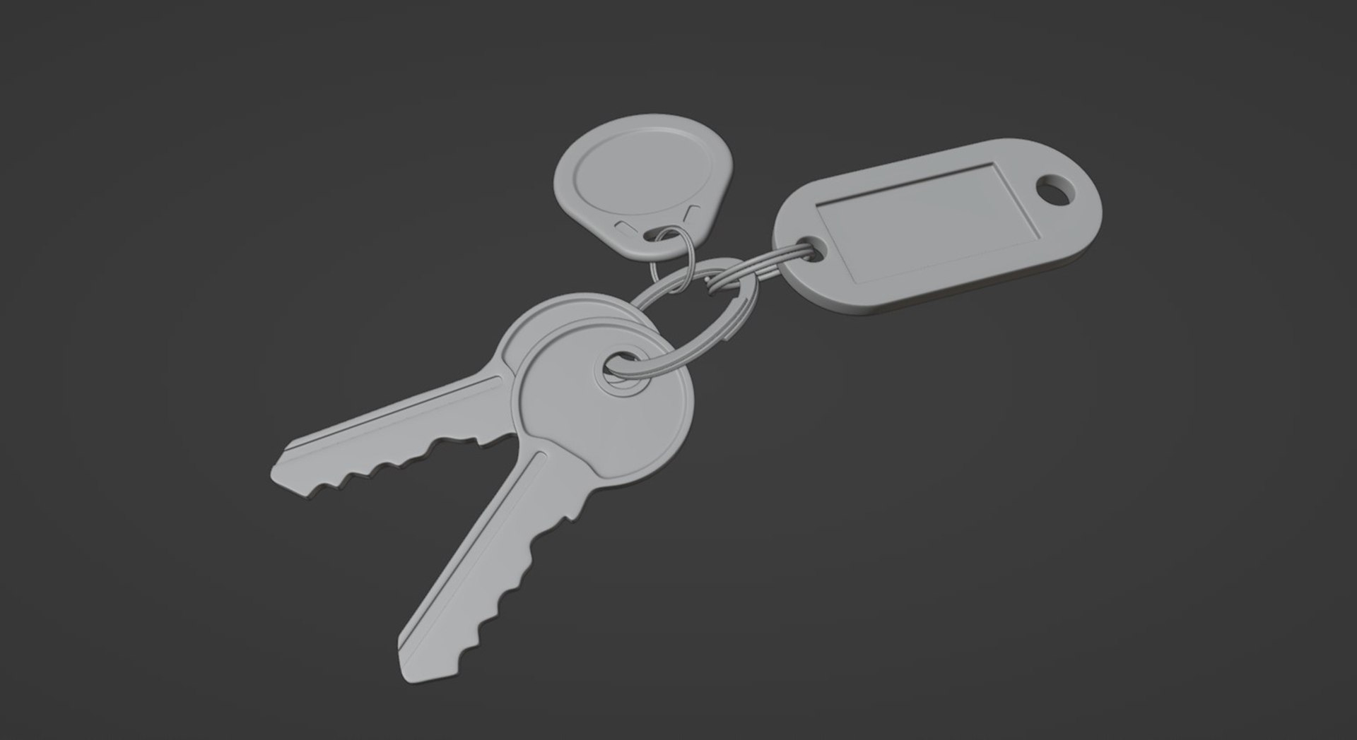 3D Model Keys And Tags - TurboSquid 2108328