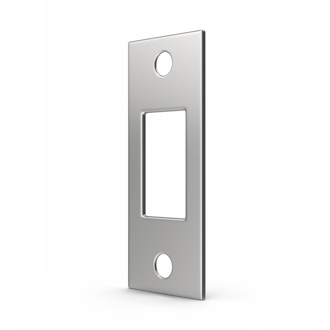 Door Lock Strike Plate 3D Model - TurboSquid 1996575