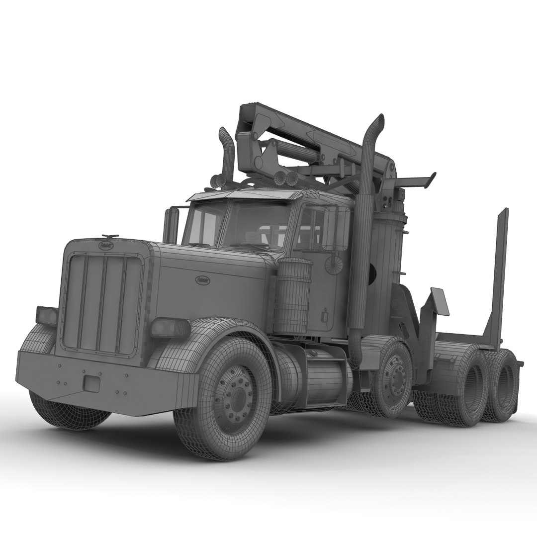 Self Loader Crane 3d Model