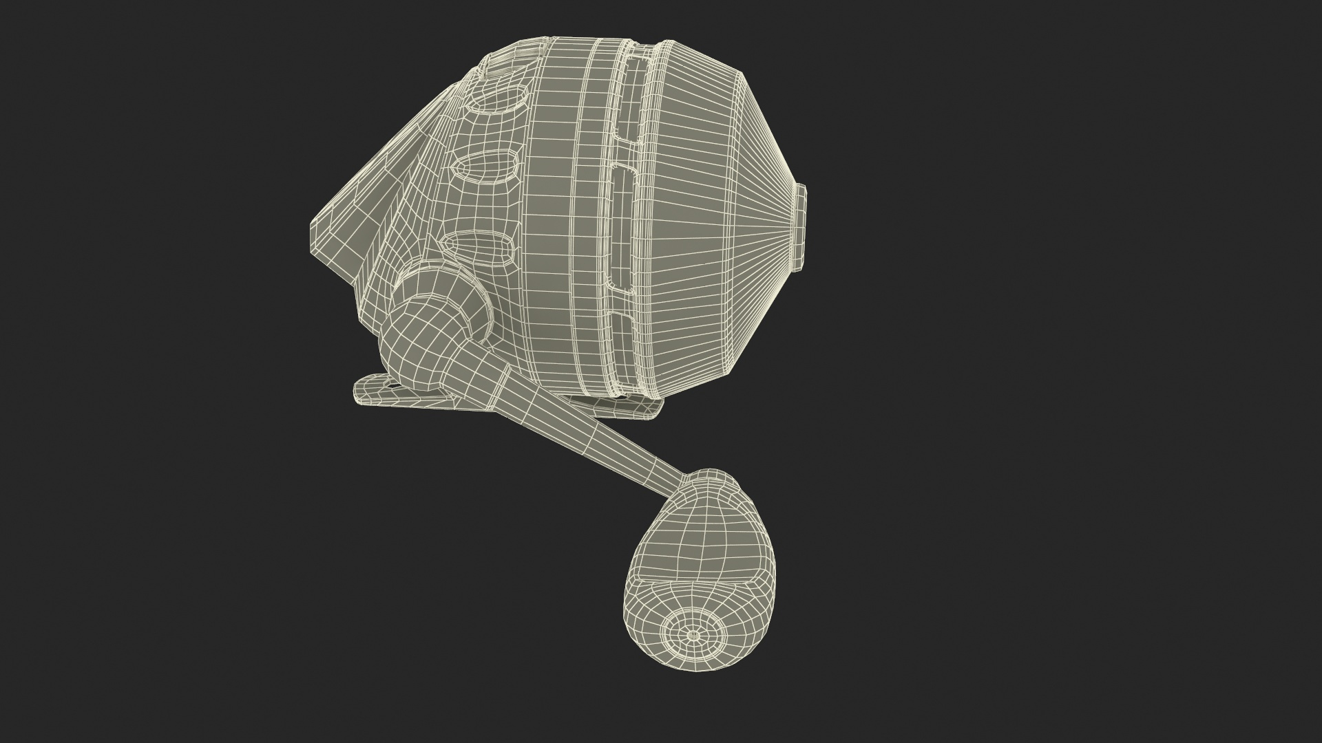 Fishing Spin-Cast Reel 3D Model - TurboSquid 2388662