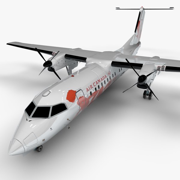 3D JAZZ AVIATION Bombardier De Havilland Canada DHC-8 Q300 Dash 8 L1643 ...
