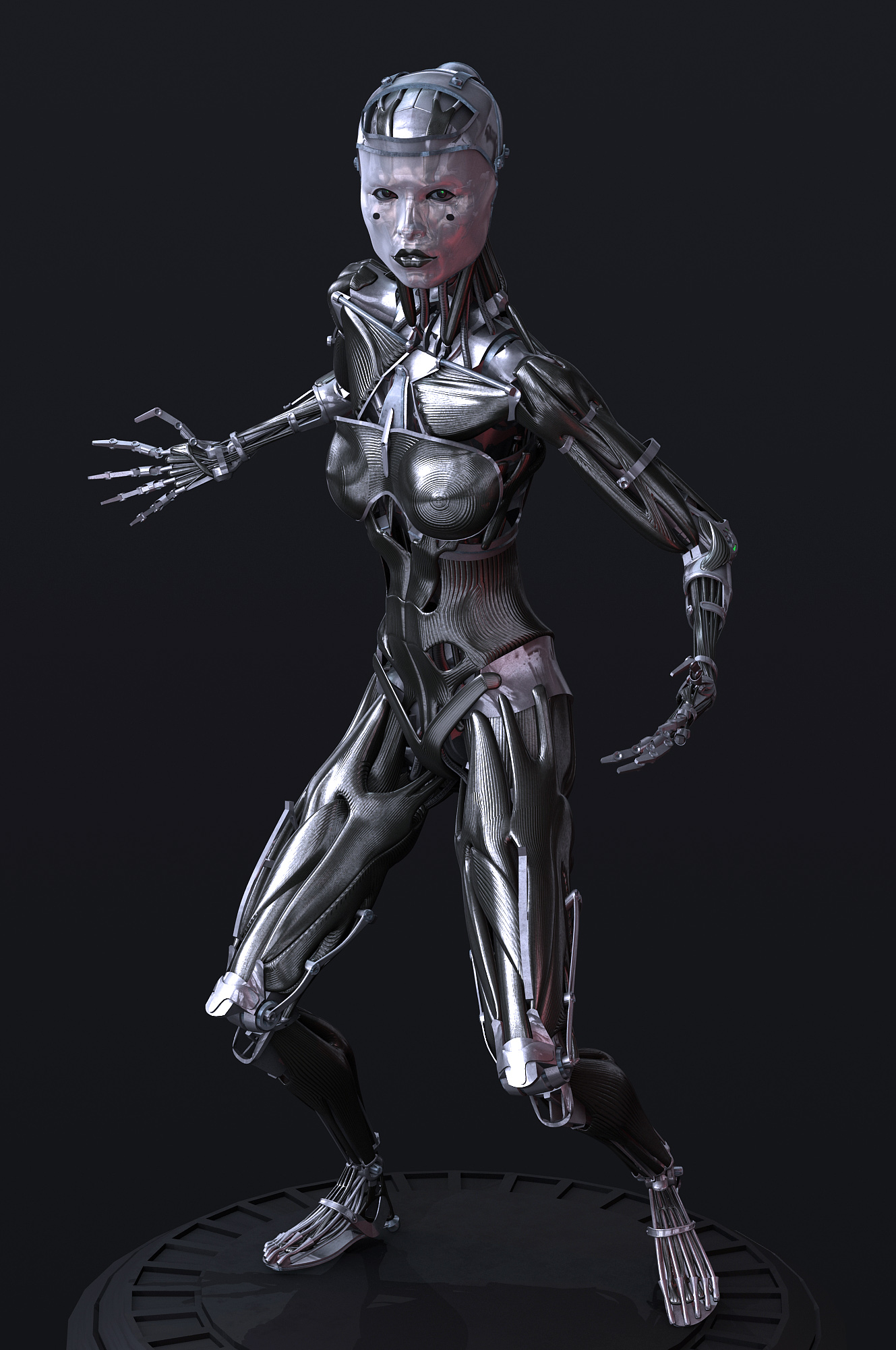 robot anatomical 3d max