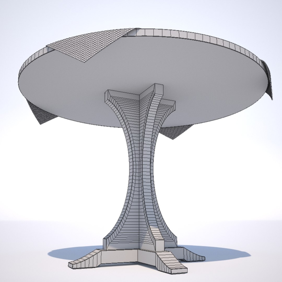 3d Model Dining Table Cloth