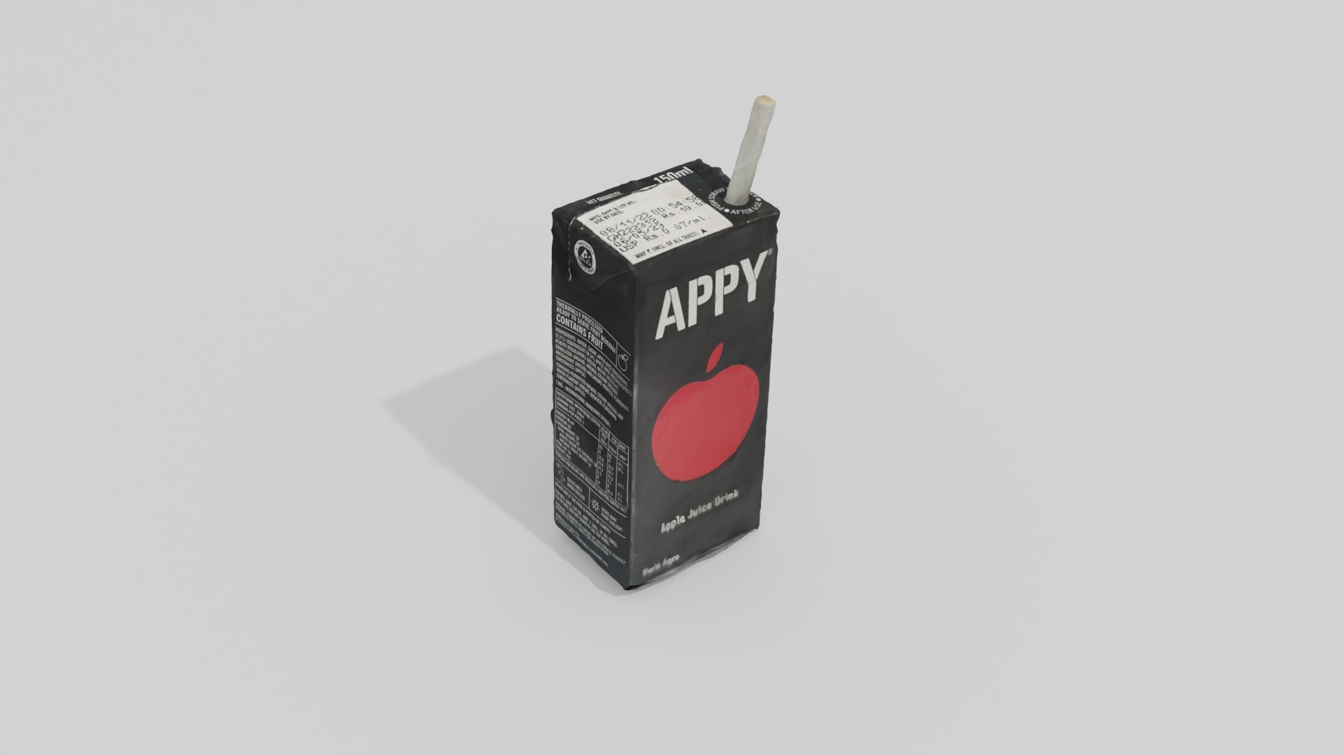 3D model Appy Apple Juice Box - TurboSquid 2089973