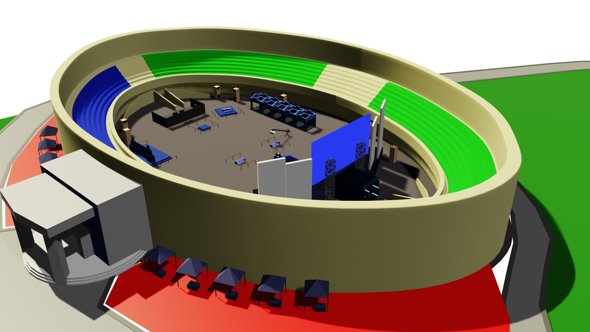 3D Event Venue Model - TurboSquid 2070617