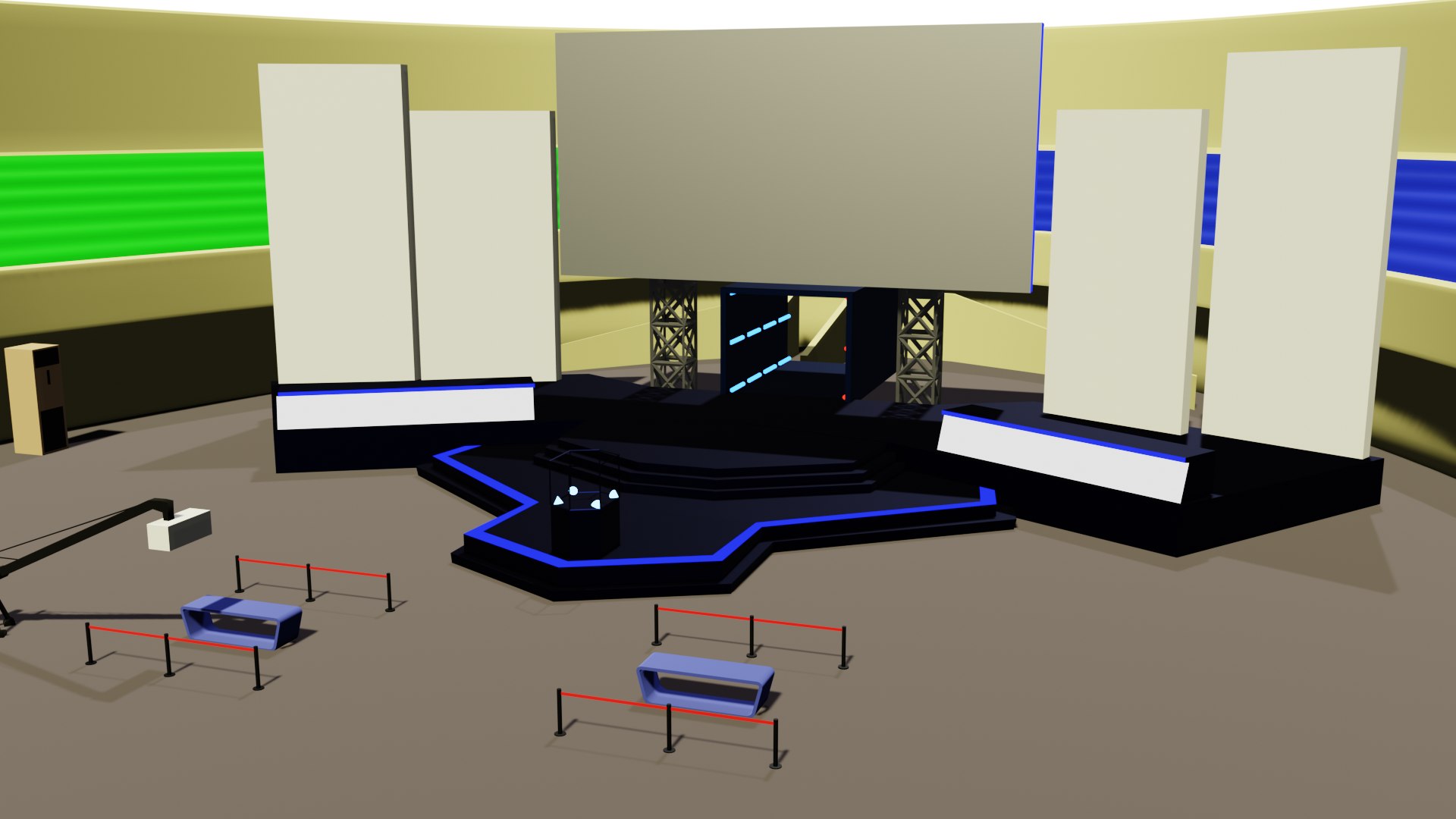 3D Event Venue Model - TurboSquid 2070617