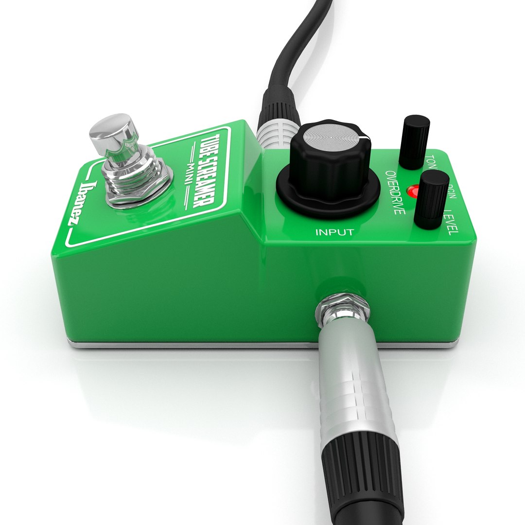 3D Ibanez Tube Screamer Guitar Effect Pedal - TurboSquid 2172046