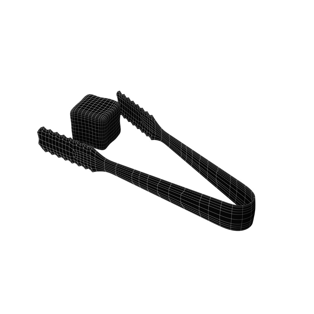 3D Ice Tong With Ice Cube - TurboSquid 1928544