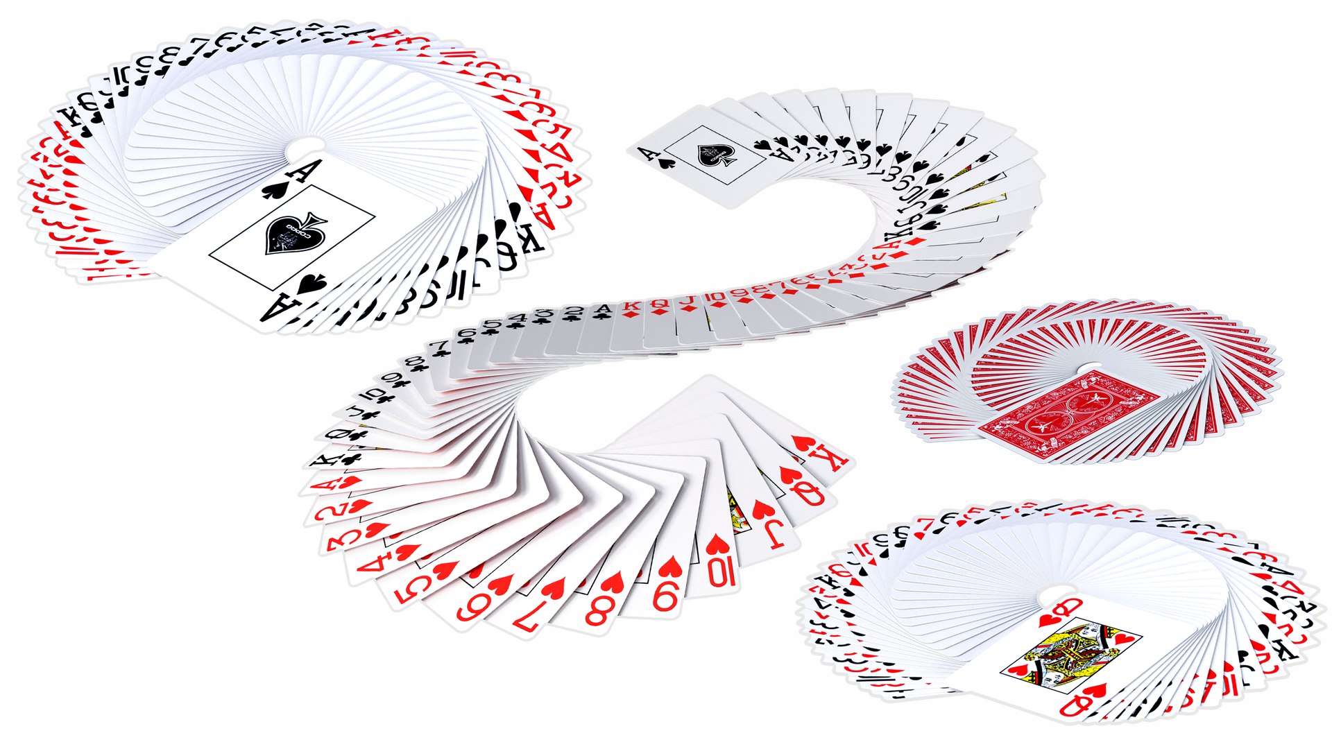 Playing Poker Cards Set 3D Model - TurboSquid 2316453