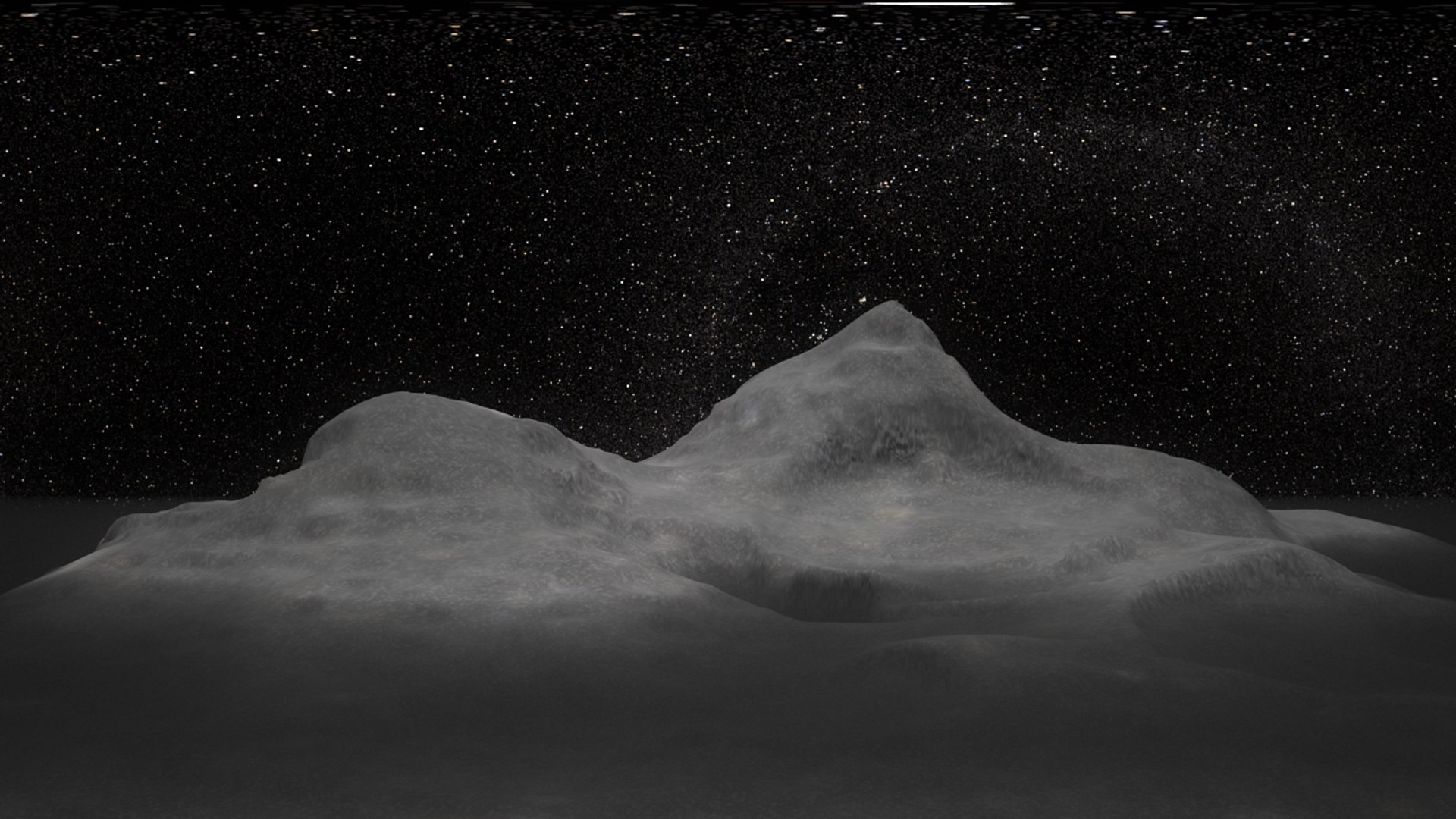 Moon Surface 3d Model