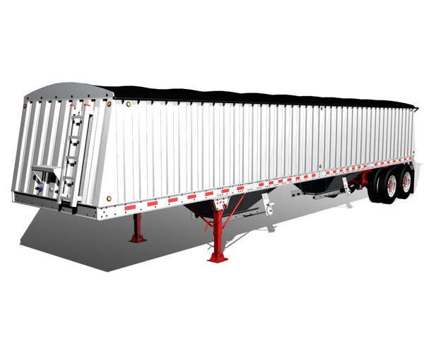 3d semi trailers model