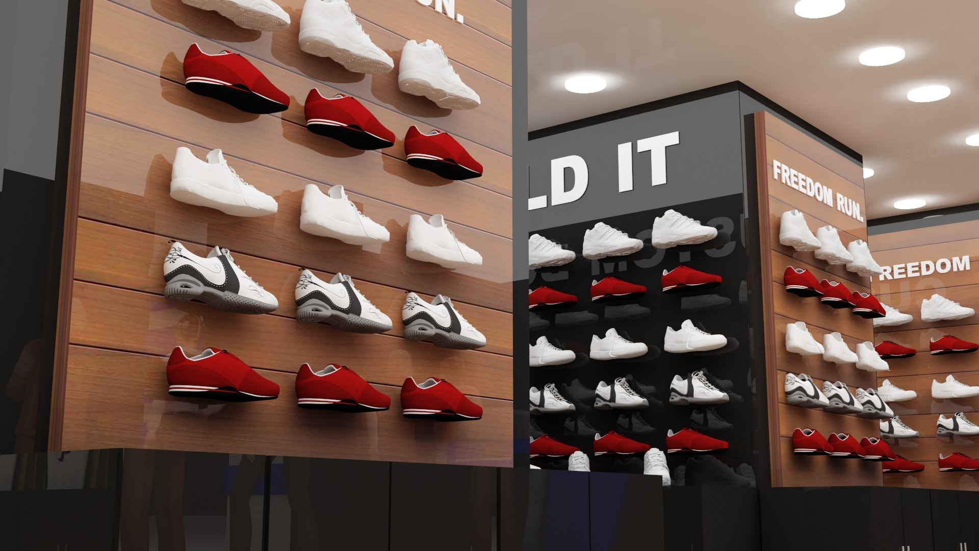 3D Shop And Store Cloth And Shoes 3d Model 2018 - Vray - TurboSquid 2174246