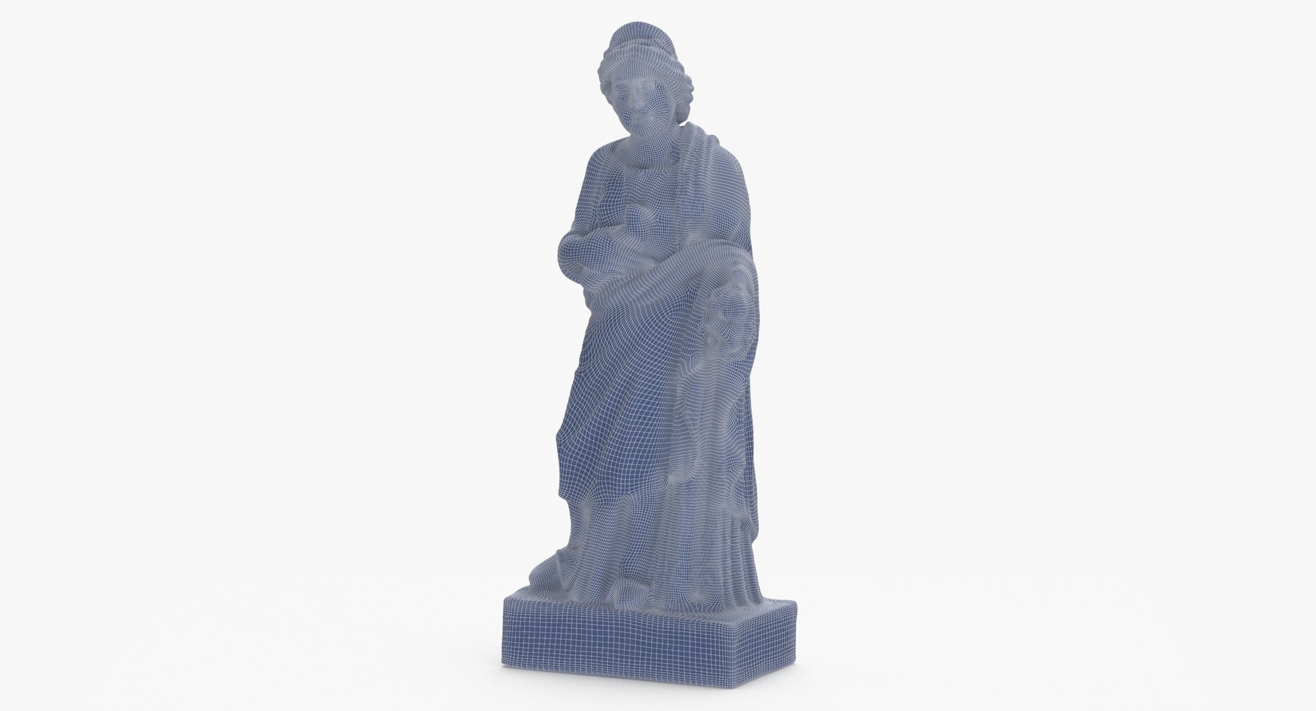 Roman Demeter Statue 3D Model - TurboSquid 2191952