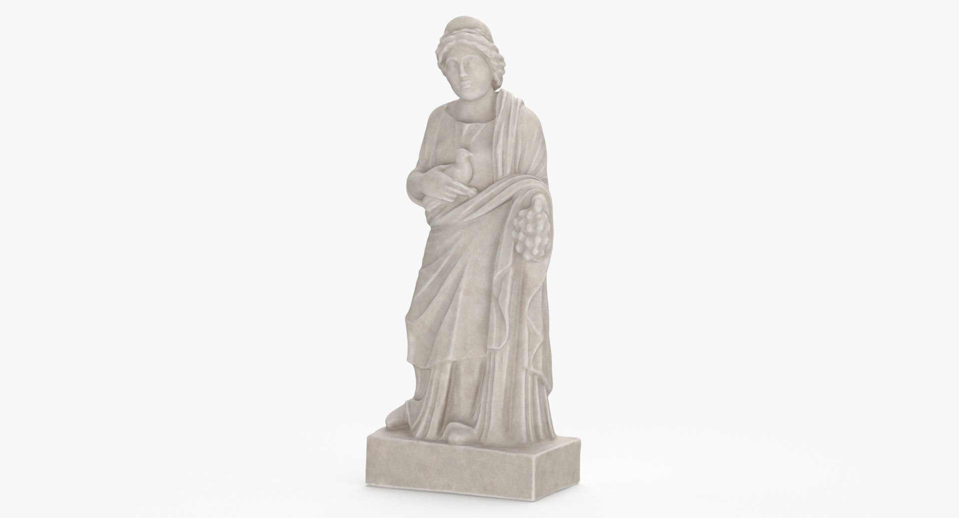 Roman Demeter Statue 3D Model - TurboSquid 2191952