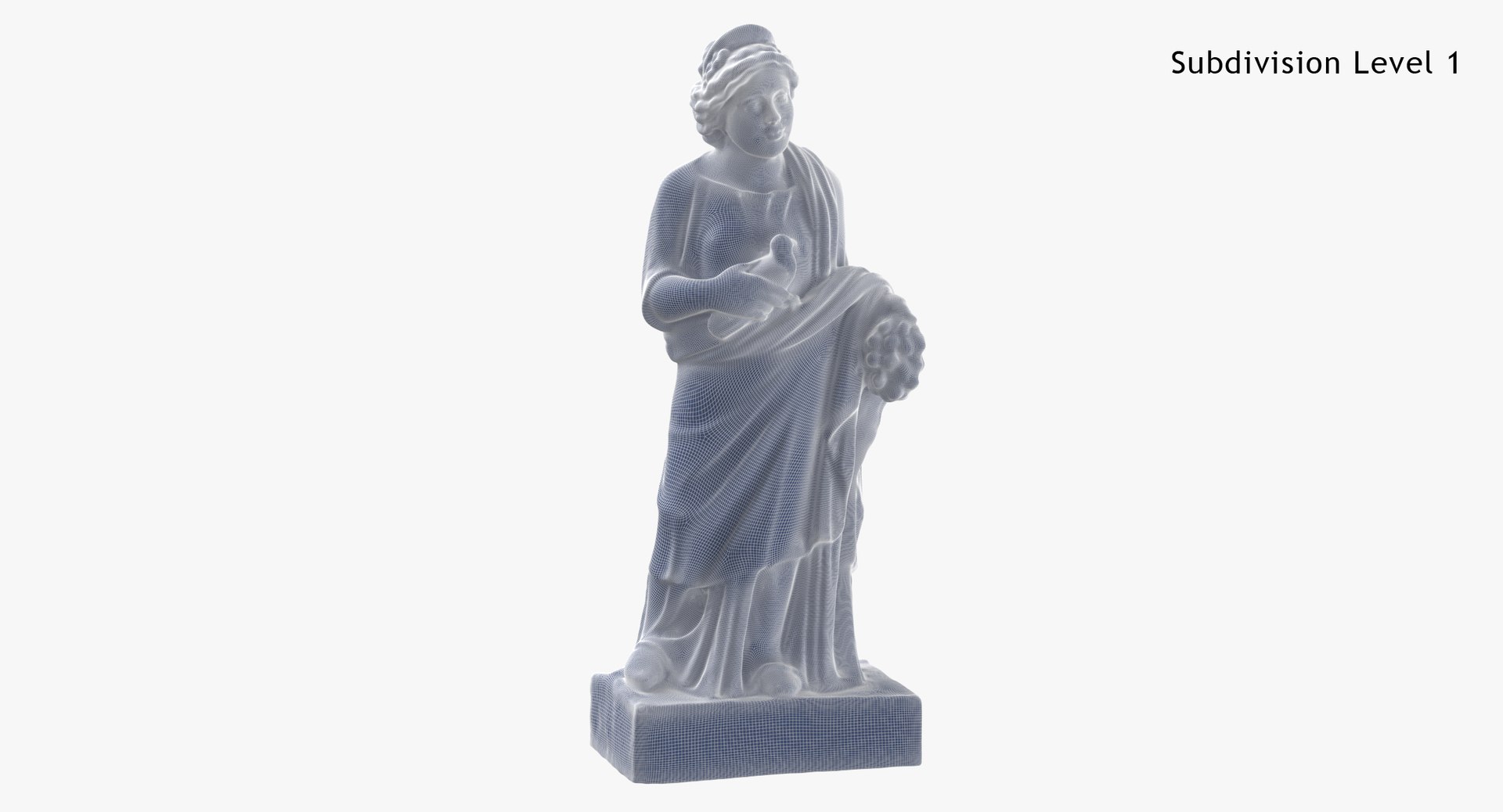 Roman Demeter Statue 3D Model - TurboSquid 2191952