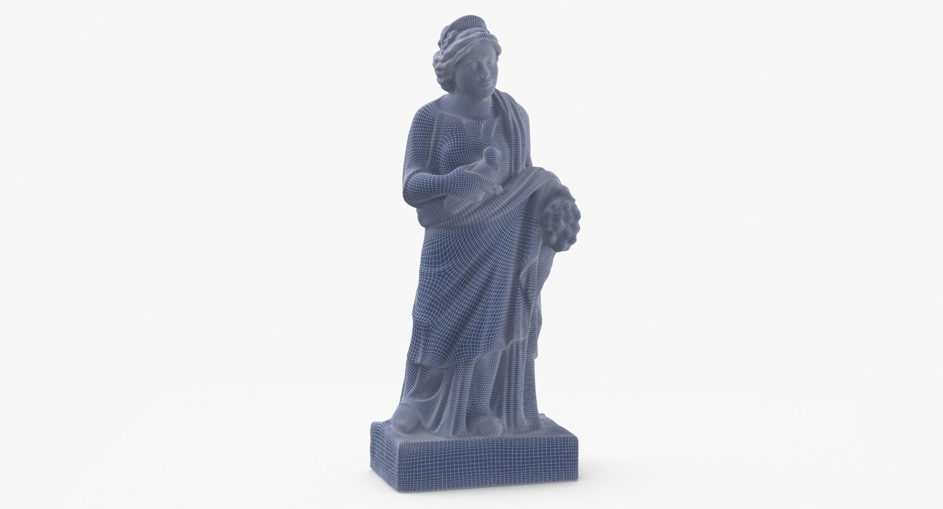 Roman Demeter Statue 3D Model - TurboSquid 2191952