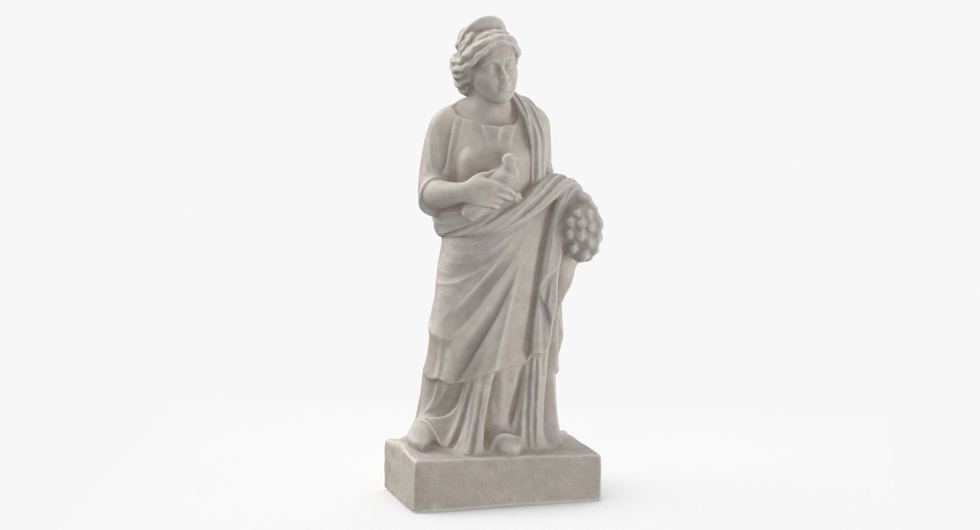 Roman Demeter Statue 3D Model - TurboSquid 2191952