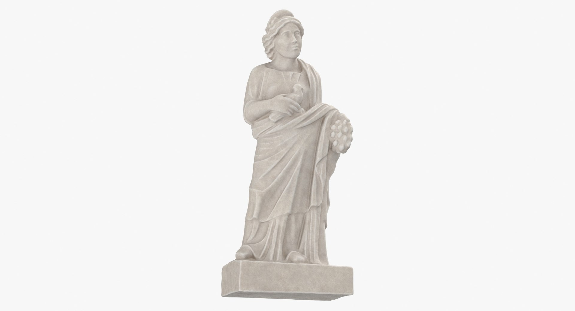 Roman Demeter Statue 3D Model - TurboSquid 2191952
