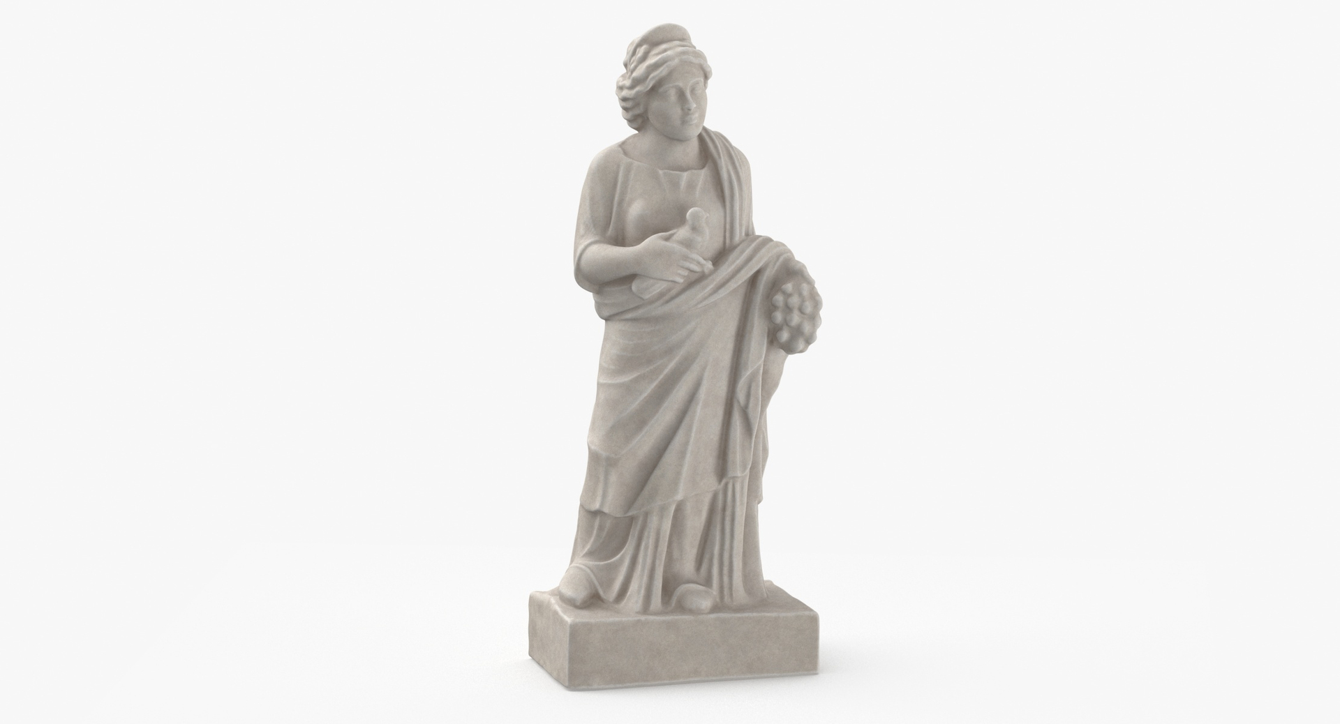 Roman Demeter Statue 3D Model - TurboSquid 2191952