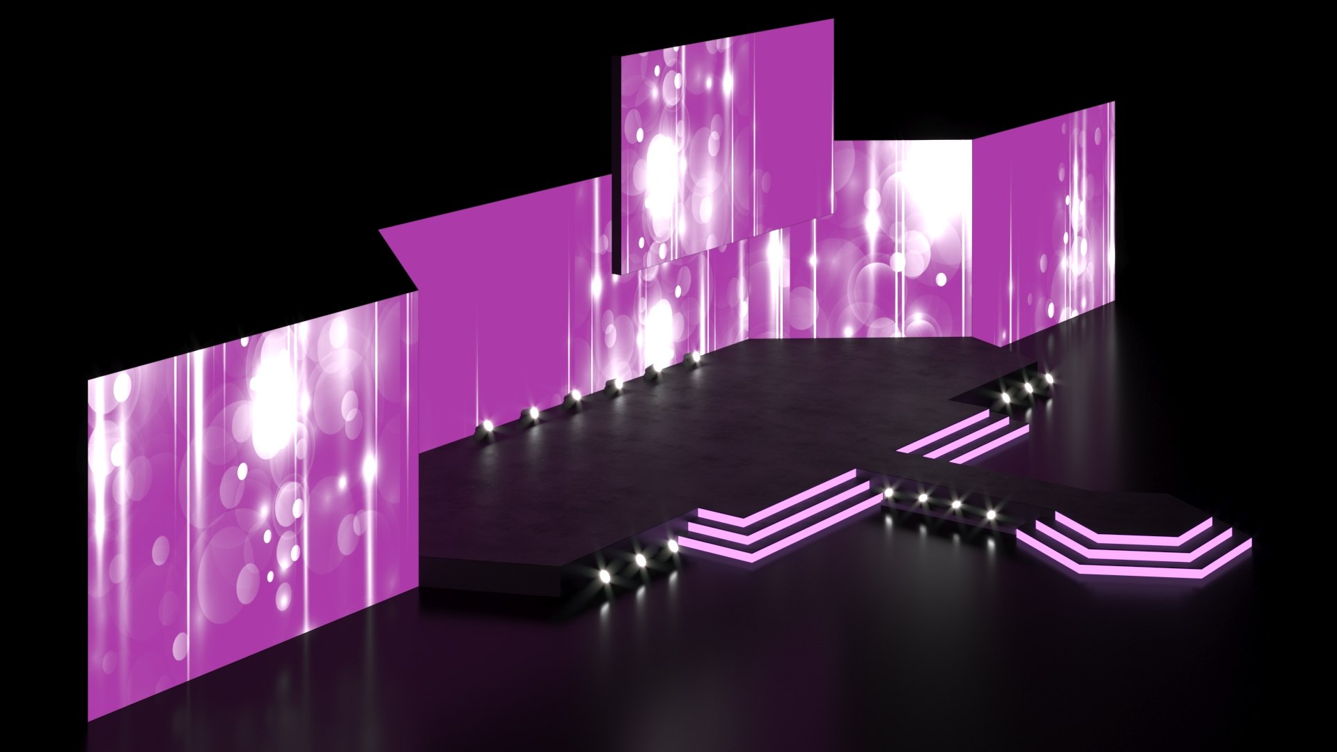 3D Event Stage 2 Model - TurboSquid 1964376