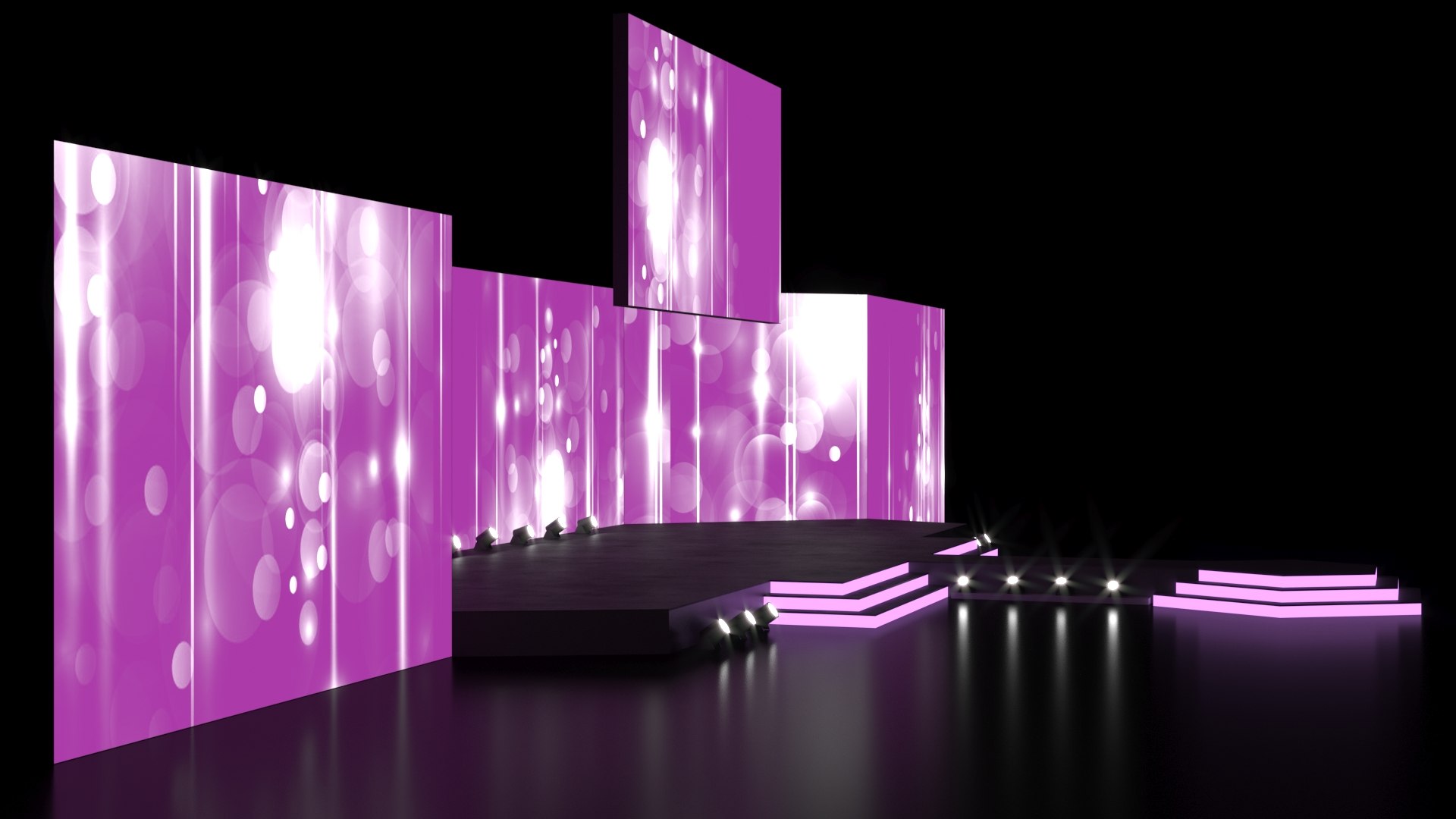 3D Event Stage 2 Model - TurboSquid 1964376