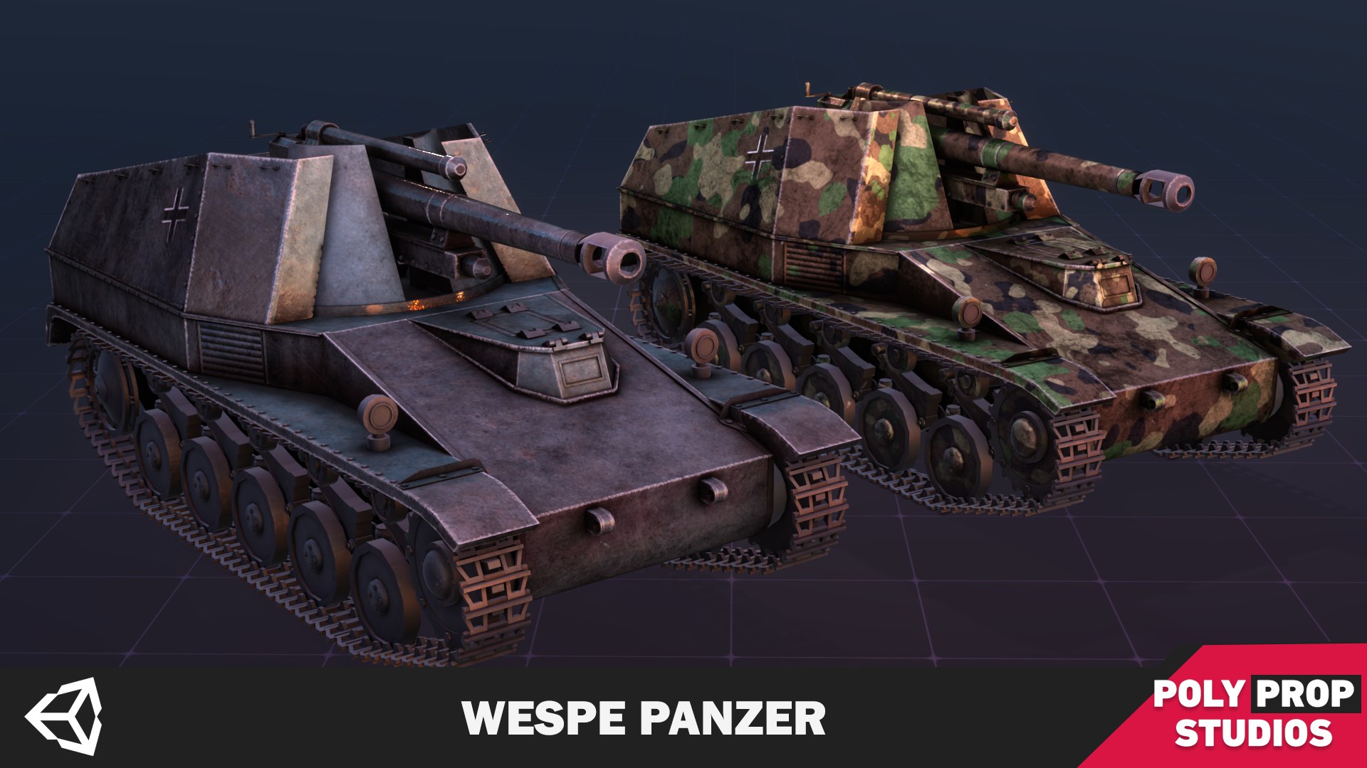 Wespe Panzer SDKFZ-124 model - TurboSquid 2031872