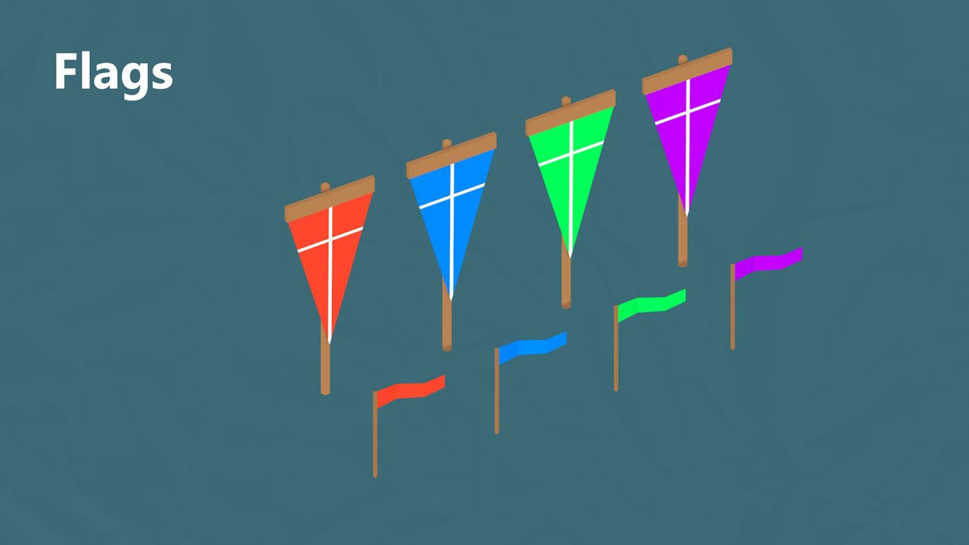 3d Art Medieval Buildings Parts