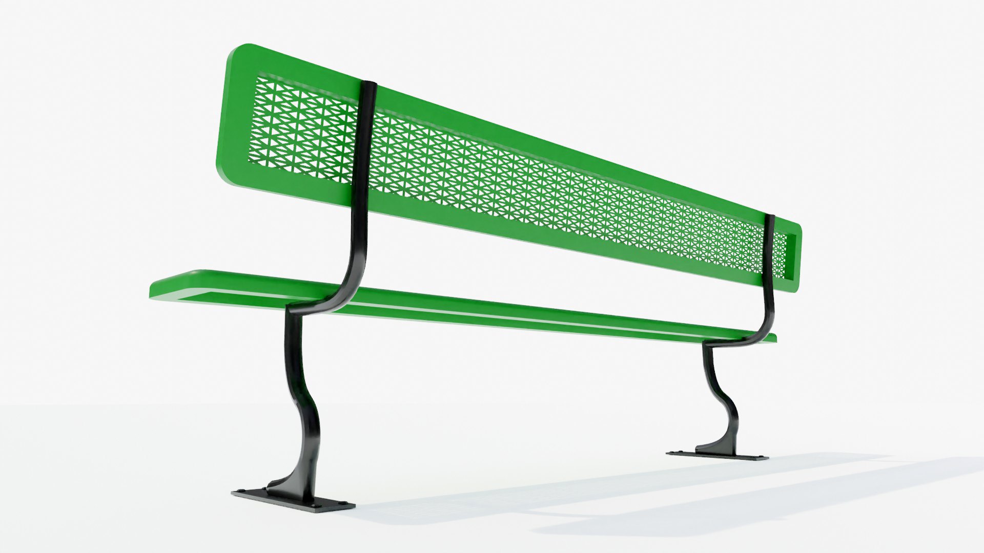 Park Bench Model - TurboSquid 1597966
