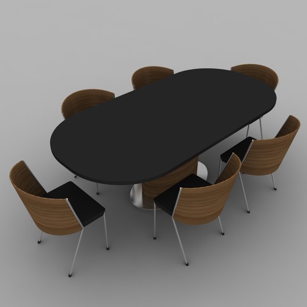 dining set 3d model